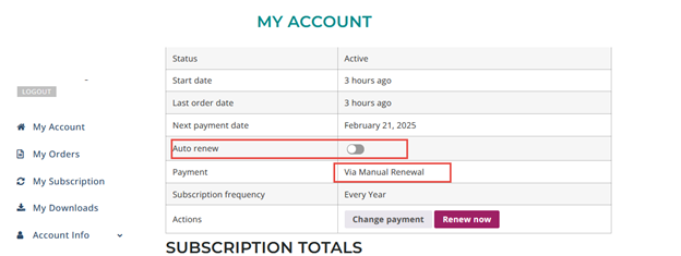 How to Opt-in/out of Automatic Renewal? – freeCE